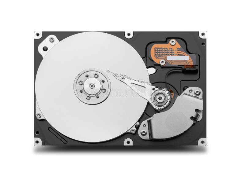 Open hard disk drive. stock photo. Image of disc, capacity - 295820224