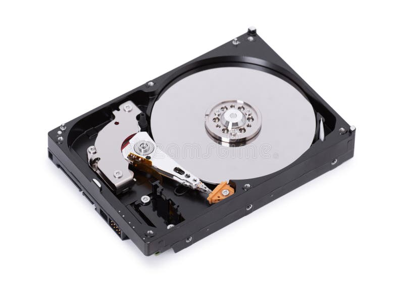 Open hard disk drive stock image. Image of equipment - 348072093