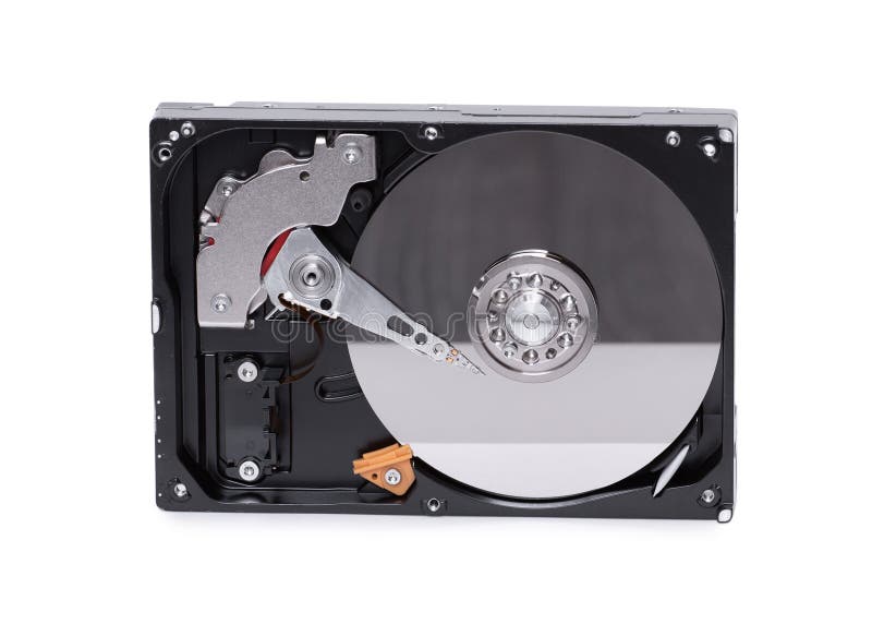Open hard disk drive stock image. Image of disk, connection - 348072097