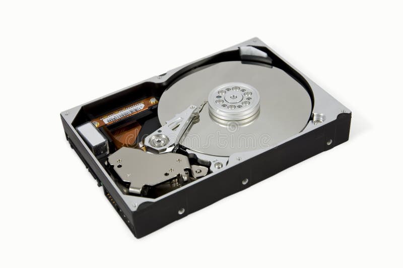 Open hard drive stock photo. Image of magnetic, hard, drive - 7199080