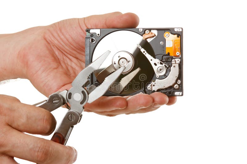 Open hard drives stock image. Image of datacenter, harddisk - 92813897