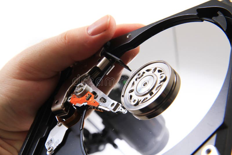 Open hard drive stock photo. Image of design, megabyte - 95011834