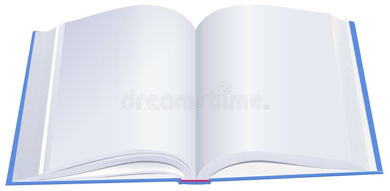 Open Hardcover Book with Blue Cover Stock Vector - Illustration of ... Open Hardcover Book with Blue Cover Stock Vector - Illustration of ...