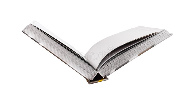 An Open Hardcover Book with Pages in Mid-flip, Symbolizing Knowledge ...