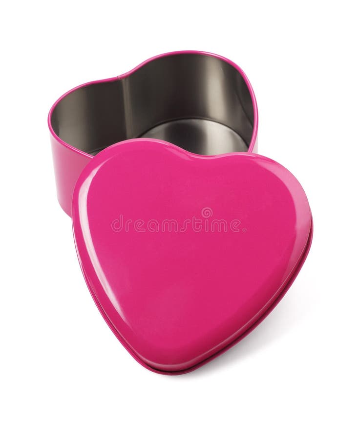 Open Heart Shaped Container Stock Photo - Image of decorate, valentine ...