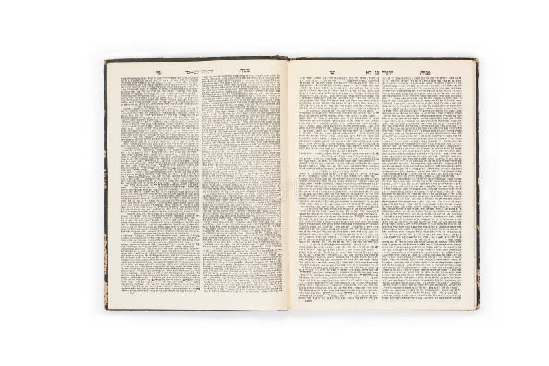 Open Hebrew Bible Book on Jeremiah Stock Image - Image of bible ...