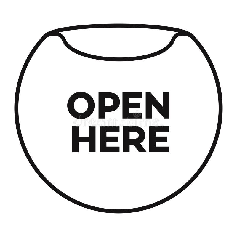 Open Here Icon Stock Illustrations – 2,091 Open Here Icon Stock ...