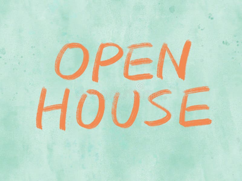 Open house stock photo. Image of sign, open, text, real - 131629556