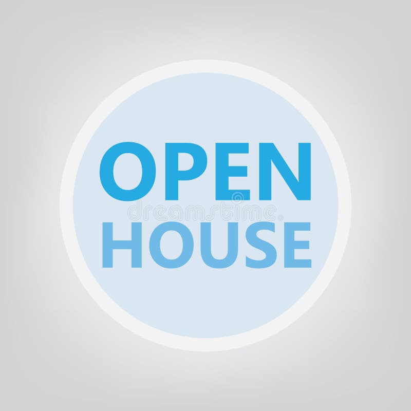 Open house concept stock vector. Illustration of residence - 122062348