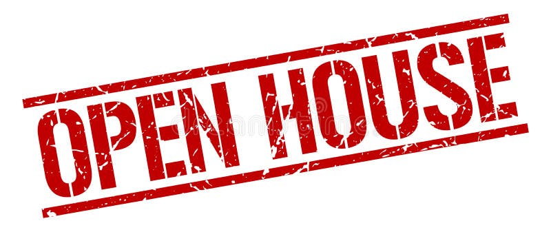 Open House Square Stamp Stock Illustrations – 119 Open House Square ...