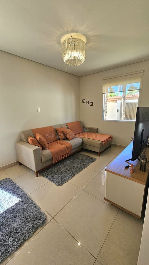 Open House Real State Visit: Living Room Stock Photo - Image of room ...