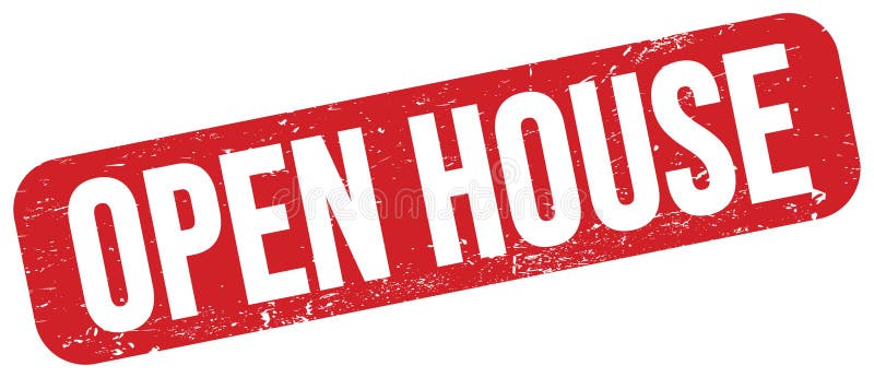Open House Stamp Seal Stock Illustrations – 328 Open House Stamp Seal ...