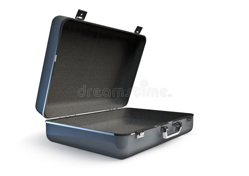 Open koffer stock illustratie. Illustratie bestaande uit koffer - 20998438