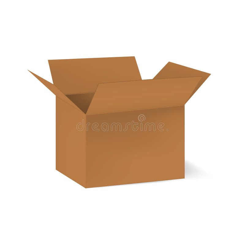 Kraft Box Template Stock Illustrations – 2,556 Kraft Box Template Stock ...
