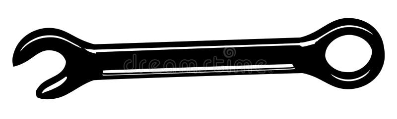 Pictogram Van Steeksleutel Het Vectorglyph Vector Illustratie ...