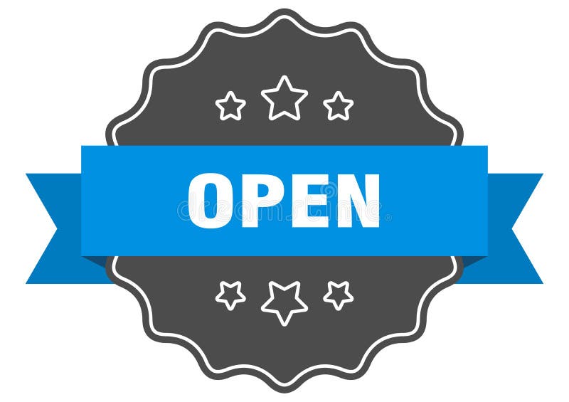 Open label stock vector. Illustration of label, grey - 160028061