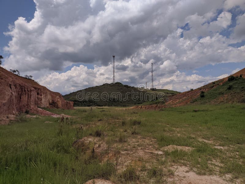 Open Landscape and Clean Fresh Air and Plants Stock Image - Image of ...