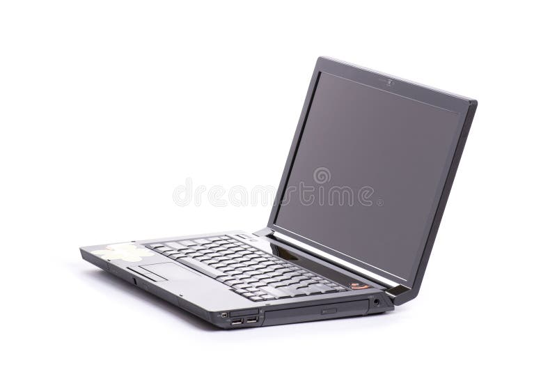 Open Laptop stock image. Image of giving, front, showing - 11013525