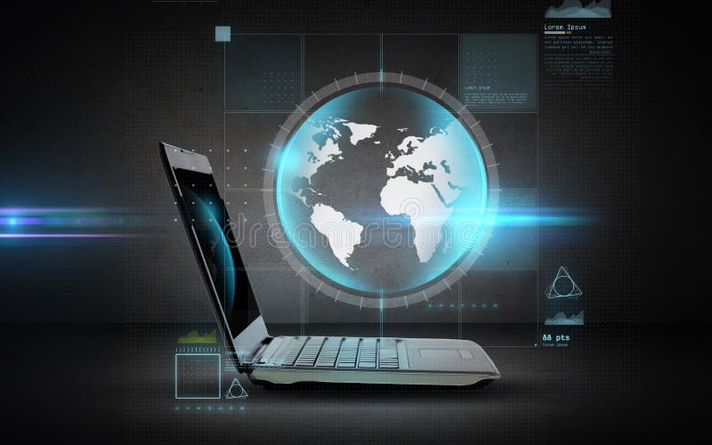 Open laptop computer stock image. Image of details, screen - 11712883