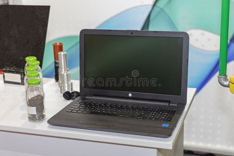 Open Laptop Computer stock image. Image of 2022, technology - 267695187