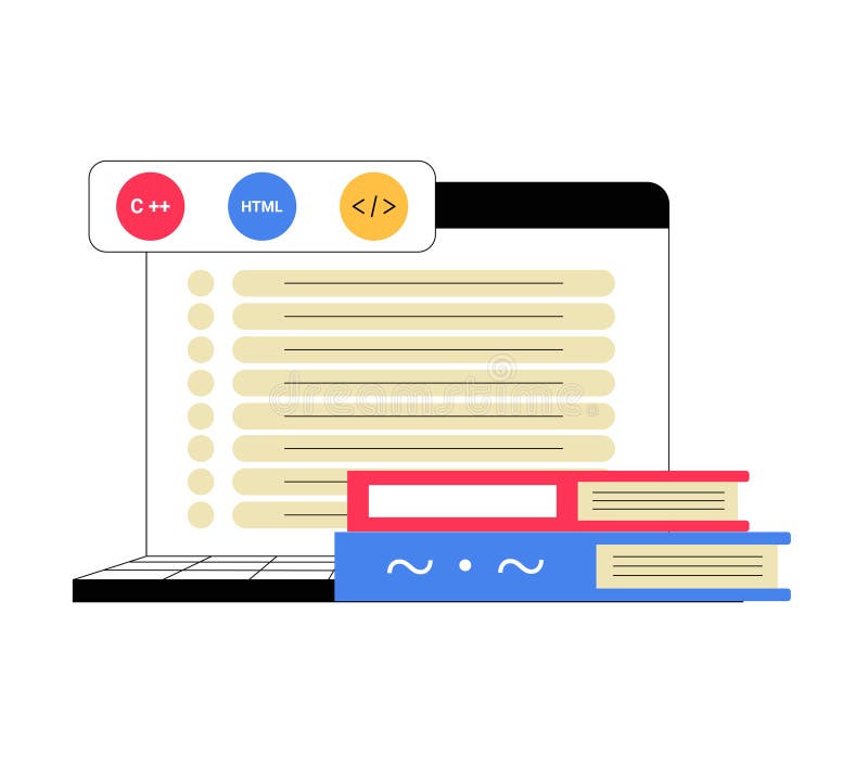 Stacked Programming Languages Stock Illustrations – 12 Stacked Programming Languages Stock ...