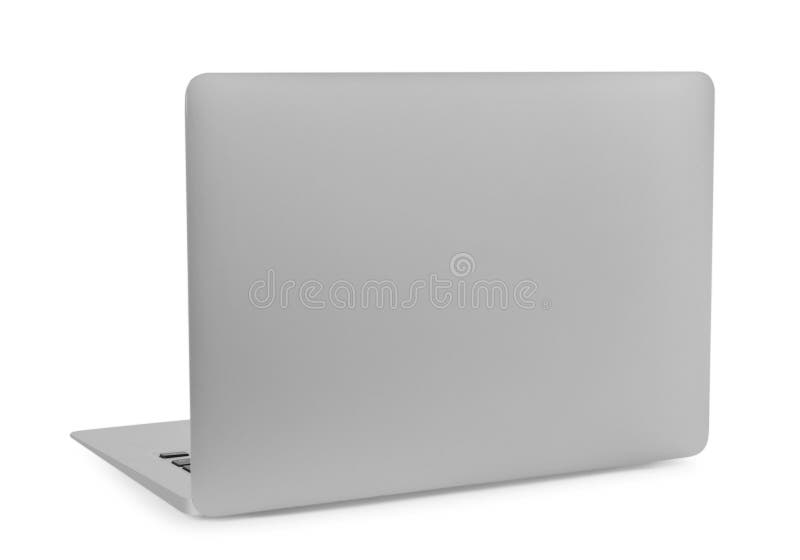 Open Laptop Isolated on White. Modern Technology Stock Photo - Image of ...