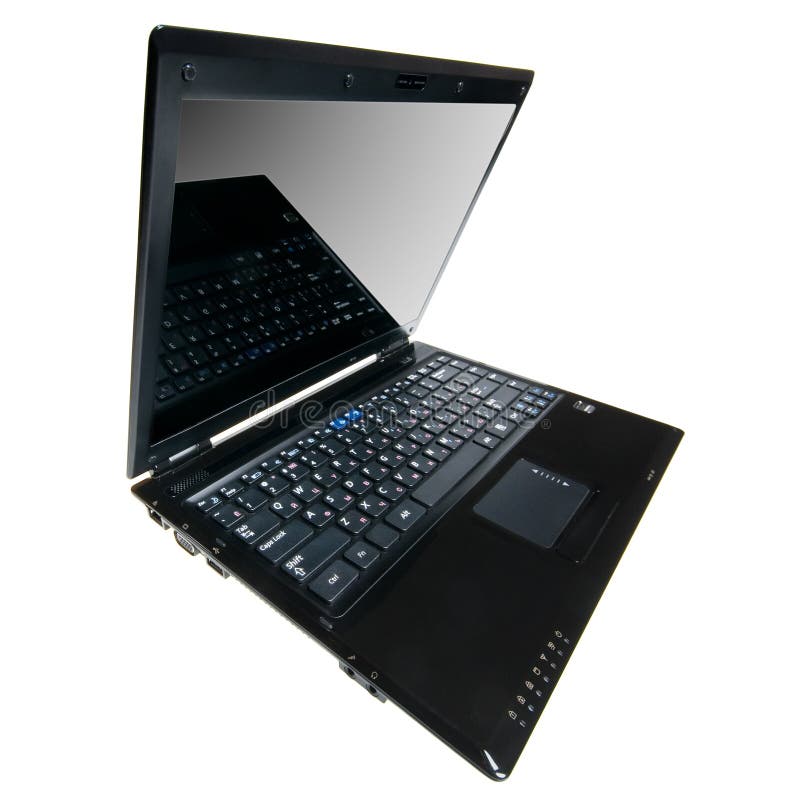 Open laptop notebook stock photo. Image of path, open - 9587834