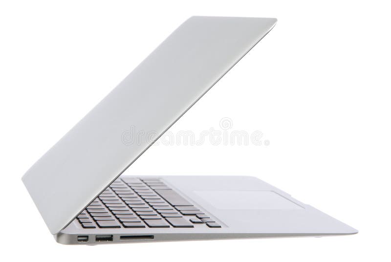 Open Laptop Notebook Computer for Business with Keyboard Stock Image ...