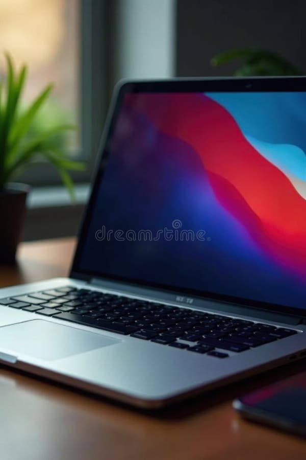 Open Laptop, Tablet, Smartphone; Tech Devices Close Up, Application ...