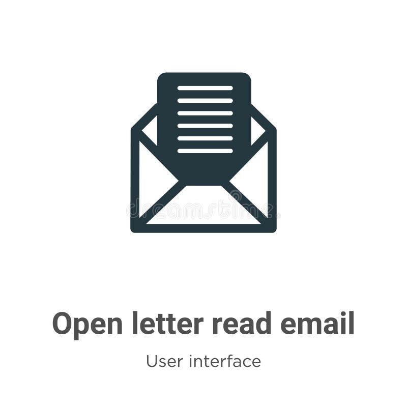 Read Vector Icon on White Background. Flat Vector Read Icon Symbol Sign ...