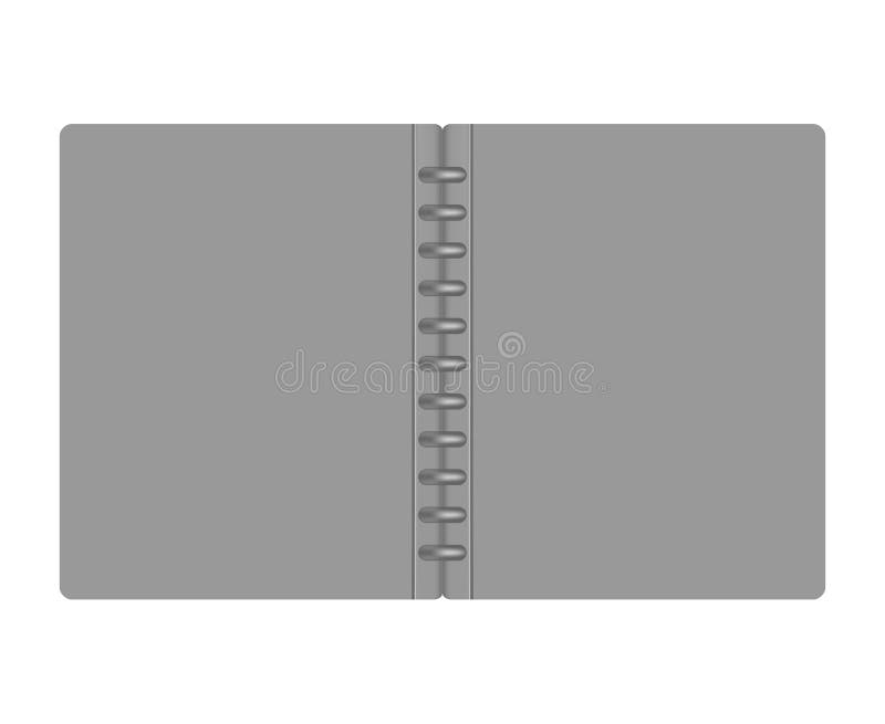 Open Gray File Folder with Cut Tab, Disc and Ring Binder Folders ...