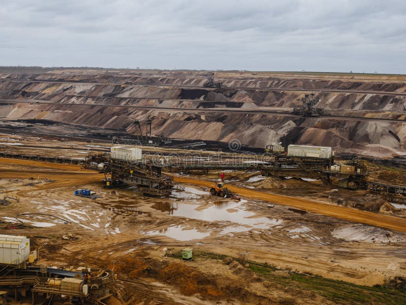 Open Lignite Mine in Germany Stock Image - Image of garzweiler ...