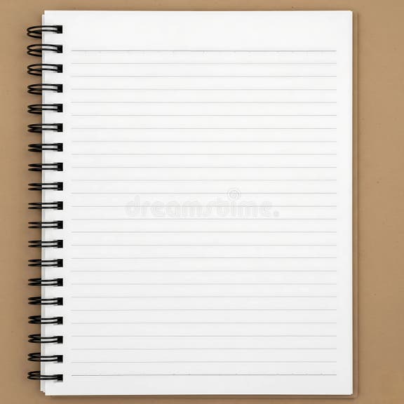 Open Lined Notebook - Blank Pages for Notes - Study and Business ...