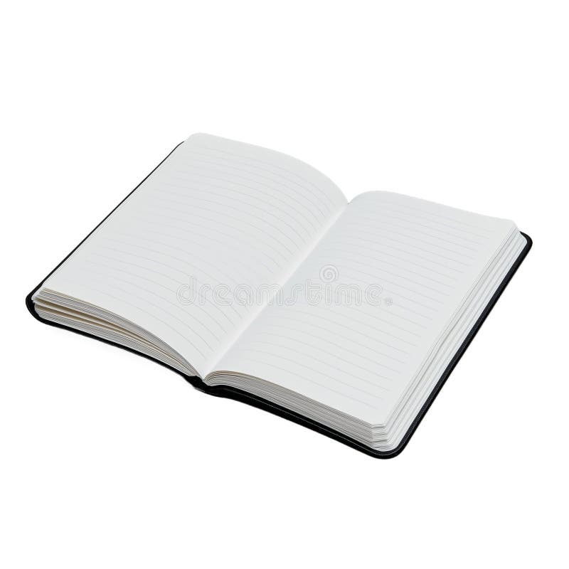 Open Lined Notebook Transparent Background Writing Stock Photos - Free ...