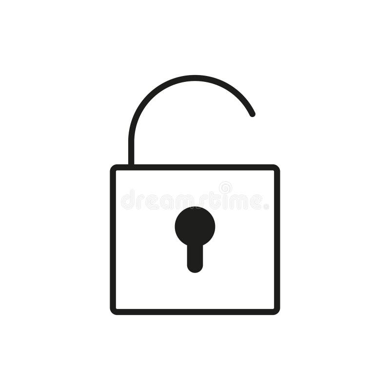 Lock Icon Editable Stroke Stock Illustrations – 4,482 Lock Icon ...