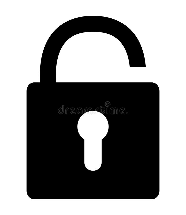 Padlock Clipart Open Stock Illustrations – 931 Padlock Clipart Open ...