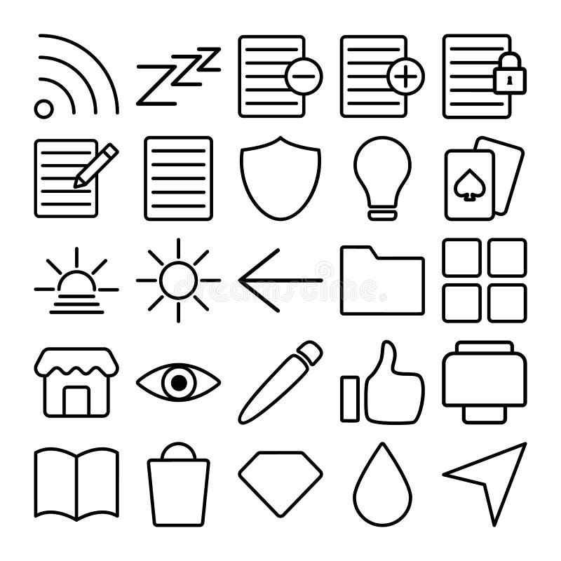 Open Lock, Lock, Mouse, Radio, Phone, a Cup, Empty Identification Card ...