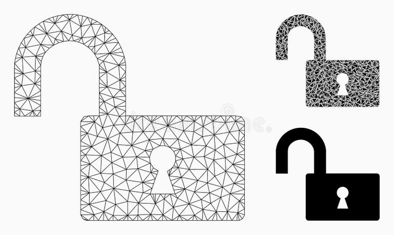Mosaic Open Lock Icon Stock Illustrations – 334 Mosaic Open Lock Icon ...