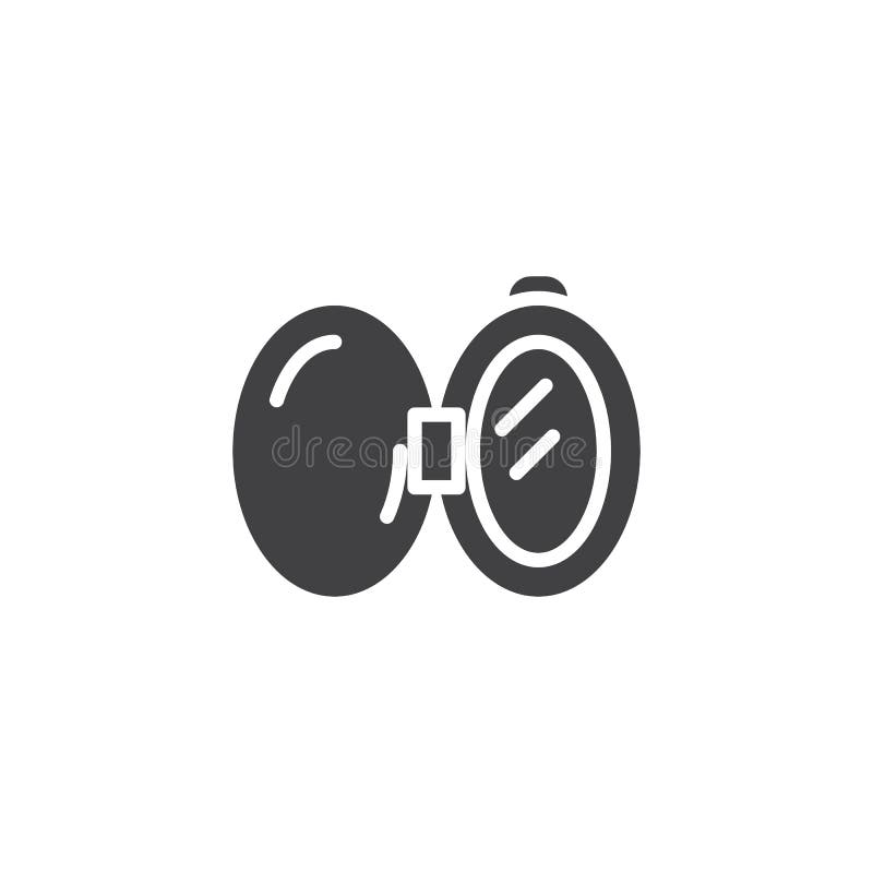 Open locket vector icon stock vector. Illustration of precious - 132703253