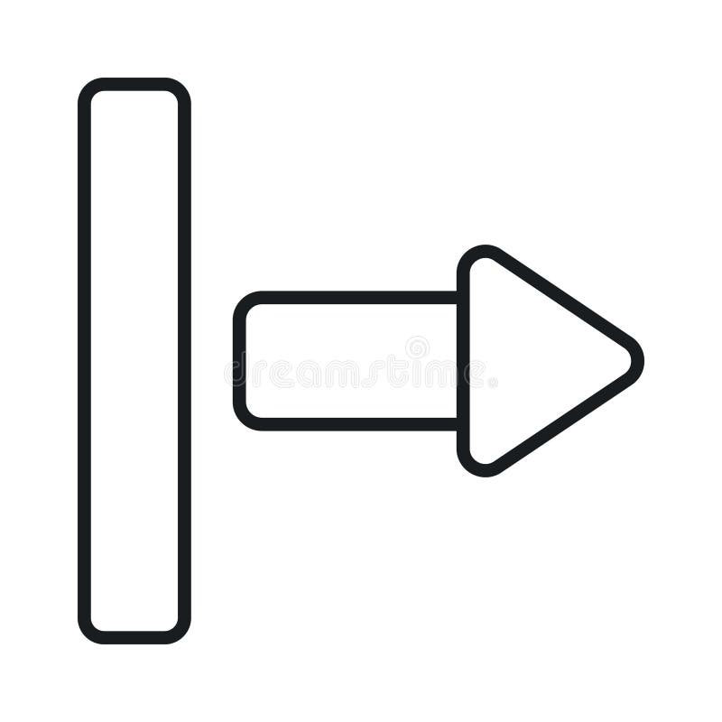 Login Arrow Vector Icon . Door Black Isolated Signs. Vector Isolated ...