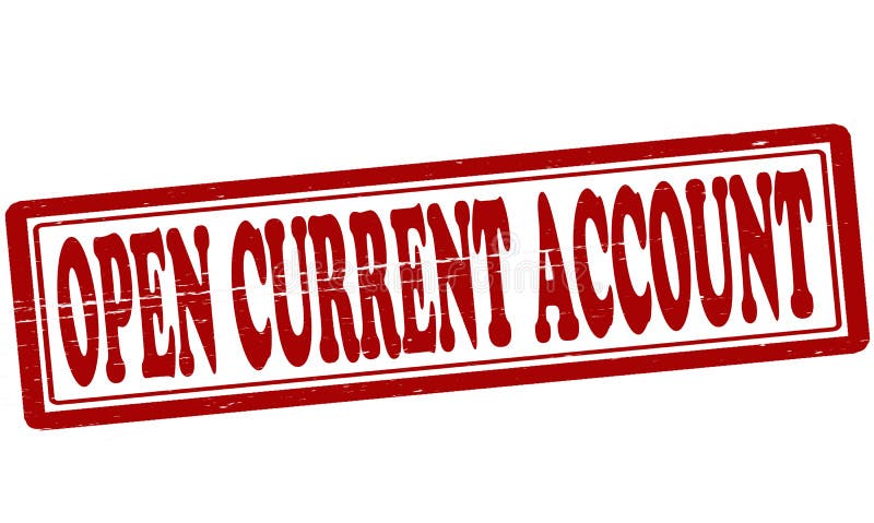 Lopende Rekening Lineair Pictogram Het Moderne Embleem Van De ...