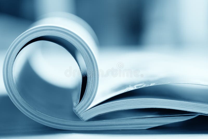 Open Magazine stock photo. Image of side, view, copyspace - 19227472