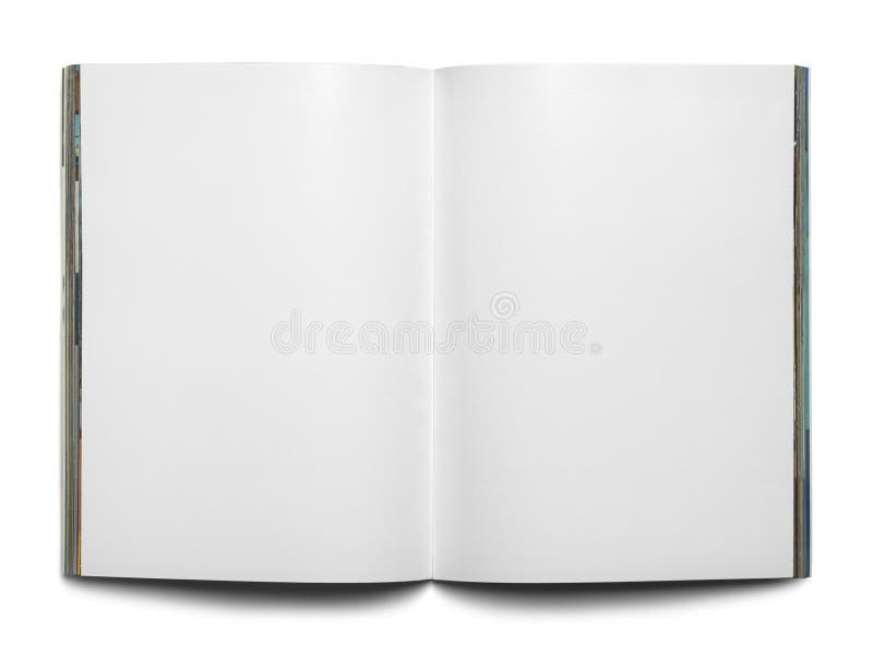 Open Magazine stock image. Image of book, hardcover, advertise - 49859581