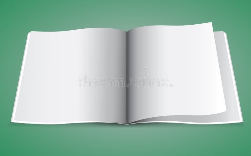 Open magazine stock illustration. Illustration of business - 63113427