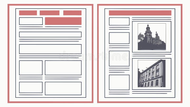 Editorial Layout Design Stock Illustrations – 13,545 Editorial Layout ...