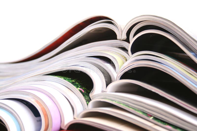 Open Magazine stock photo. Image of side, view, copyspace - 19227472
