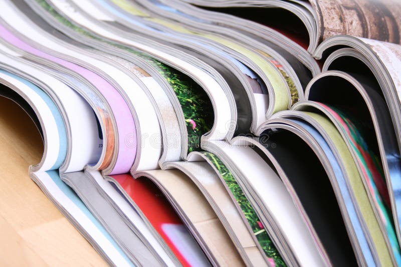 Open magazines stock image. Image of page, global, communication - 3777249