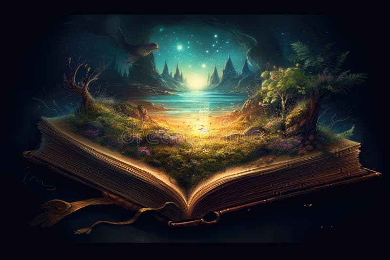 Magical Books Wallpaper