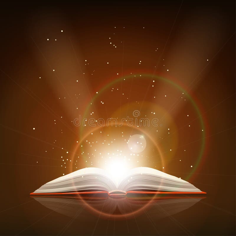 Magic book open stock photo. Image of bible, magic, information - 58641014