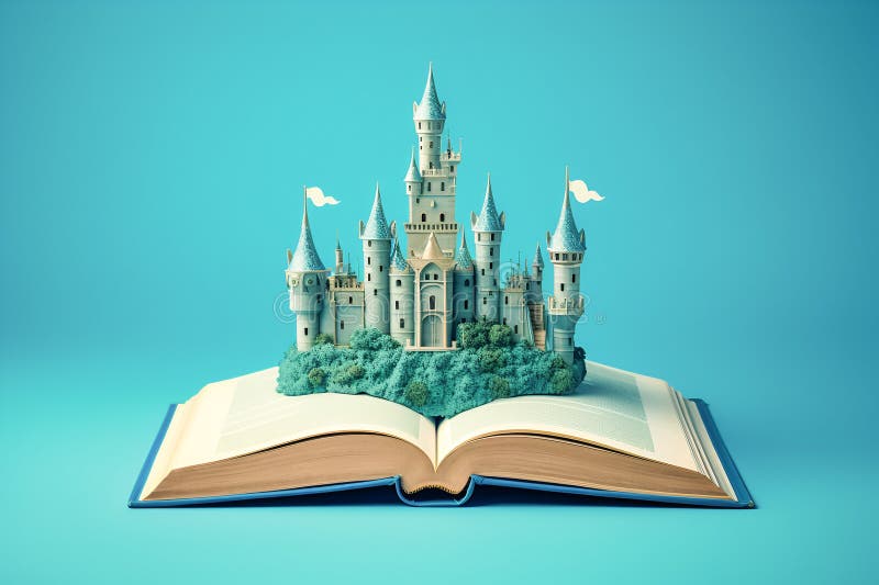 Magical Bookstore or Library Stock Photo - Image of books, magical ...